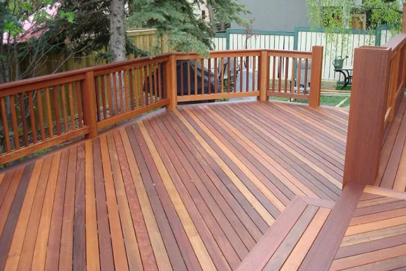 Decking Dark Red Meranti Buket | Serving MA & NH | Feuer Lumber